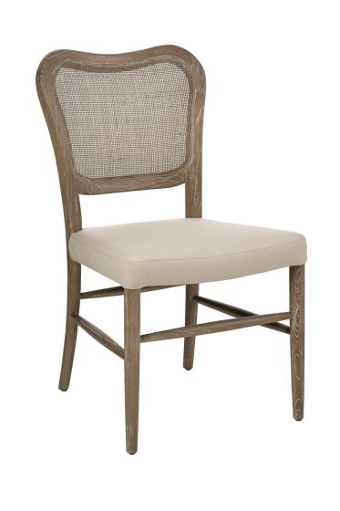 Wood Curved Back Dining Chair